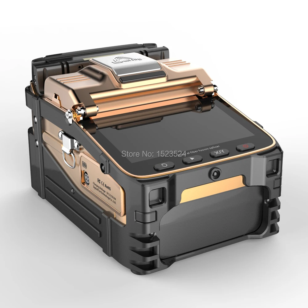 AI 8C FTTH Automatic Fiber Optic Splicing Machine Optical Fiber Fusion ...