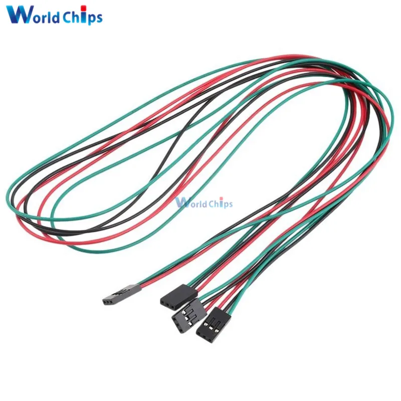10pcs 70cm 3pin Dupont Cable Female To Female 3 Pin Jumper Wire For 3d ...