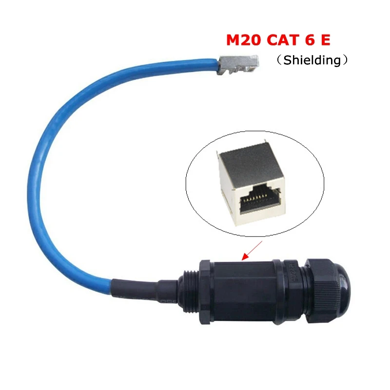 CAT6 CAT 6E Waterproof RJ45 connector Ethernet LAN RJ 45 AP outdoor ...