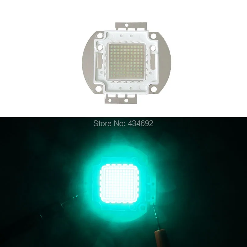 100W Cyan 490 495NM Led Emitter Lamp Light 30 34V 3000mA High Power Led ...