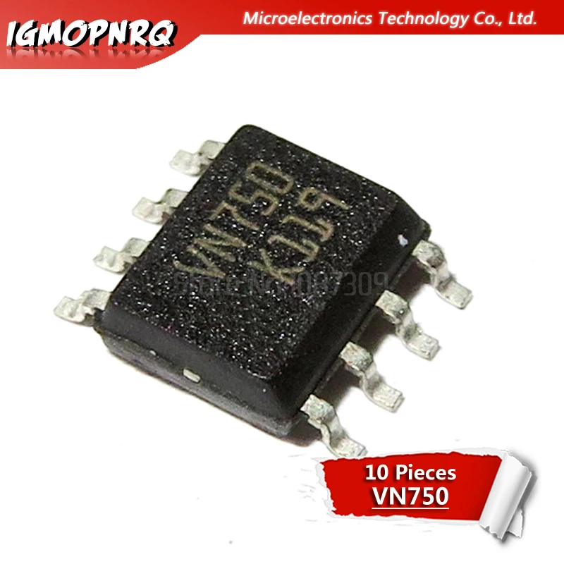 10PCS VN750S SOP 8 VN750SM SOP VN750 VN750S13TR VN750STR SOP8 ...