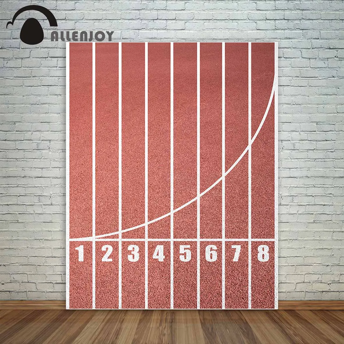 Funnytree-red-running-track-background-in-school-sport-backdrop-photo ...