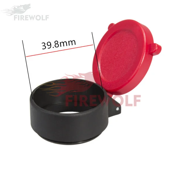 Fire Wolf Rifle Lens Internal Diameter Transparent Red Shooting 14 ...
