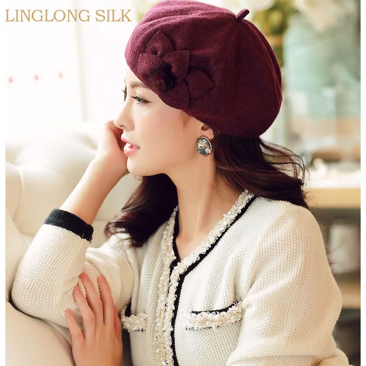 Chapéu de lã moda lã fedoras moda feminina desigual chapéus & bonés ...