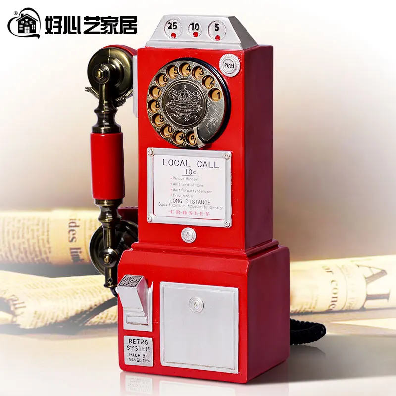 Good art RETRO rotary dial telephone landline telephone modem European ...