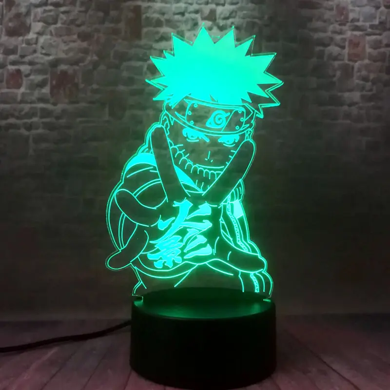 Naruto Anime Figma 3D Illusion LED Colorful Flashing Desk Nightlight ...