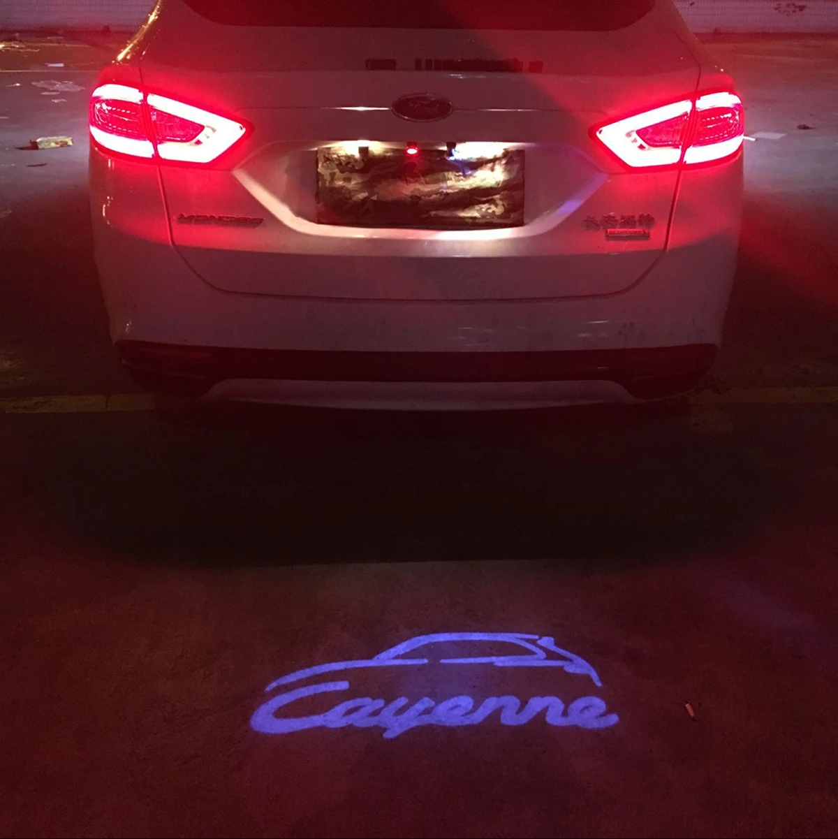 Car Laser Tail Led Light Anti Collision Rear end Fog Lamp Rearing ...