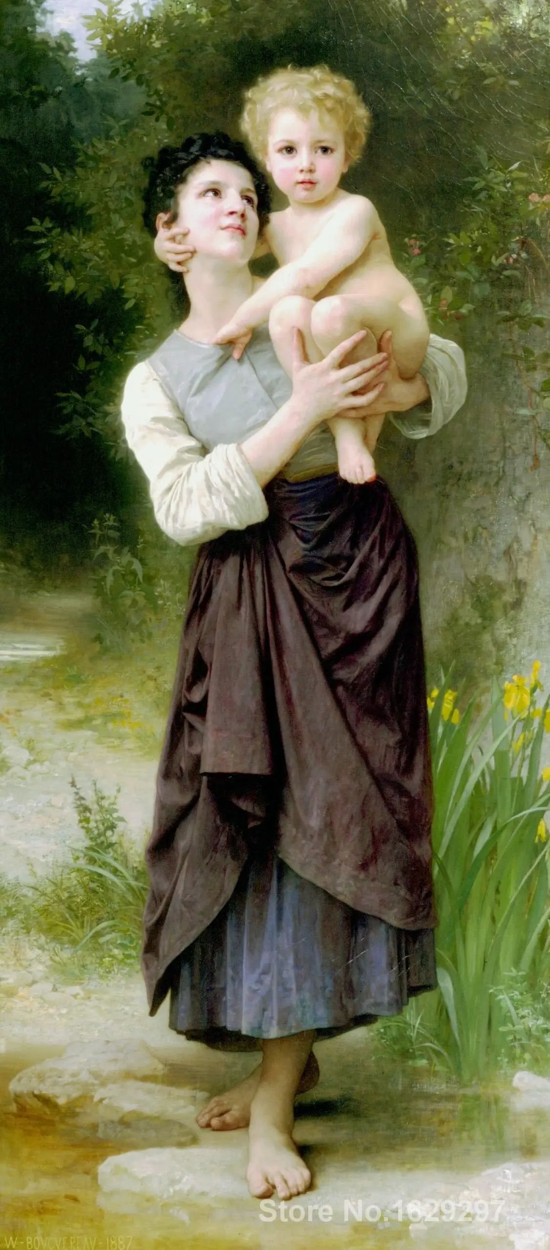 Brother and Sister William Adolphe Bouguereau painting for bedroom ...
