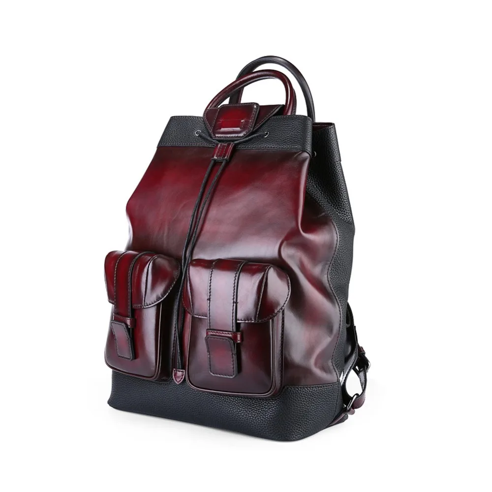 Luxury Leather Rucksack Bag | semashow.com
