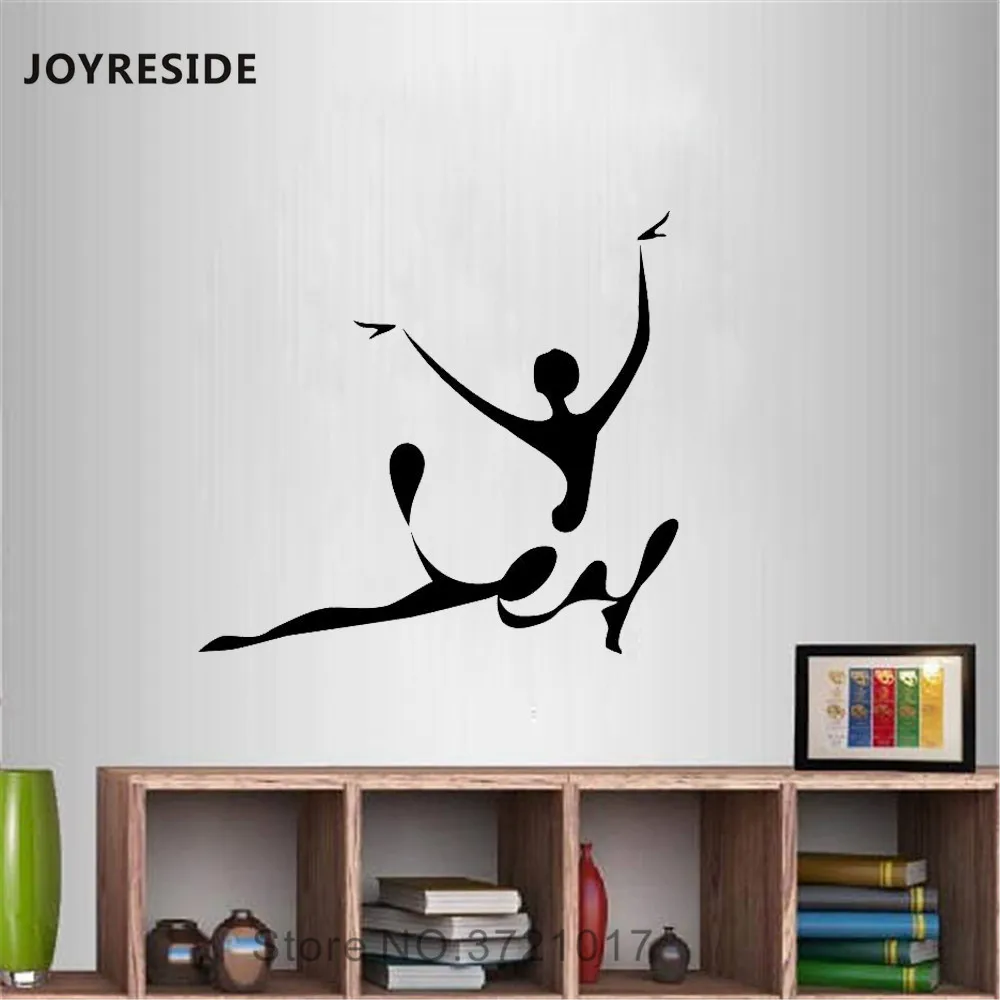 Joyreside Ballet Ballerina Wall Dance Dancer Decal Vinyl Sticker Decor