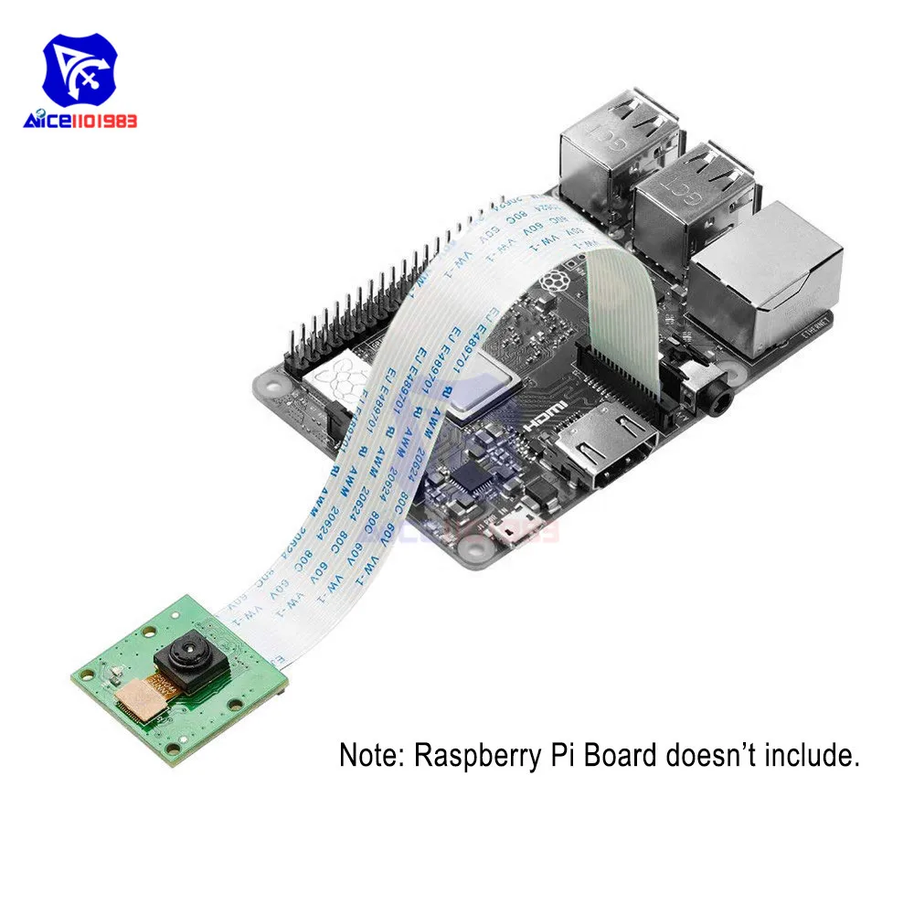 Diymore Raspberry Pi 3 4 B+ Camera 5 Mp Camera Module Ov5647 Webcam ...