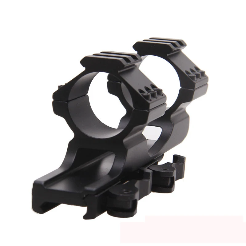 Quick Release 25.4mm/30mm Dual Ring Airsoft Rifle Scope Mount ...