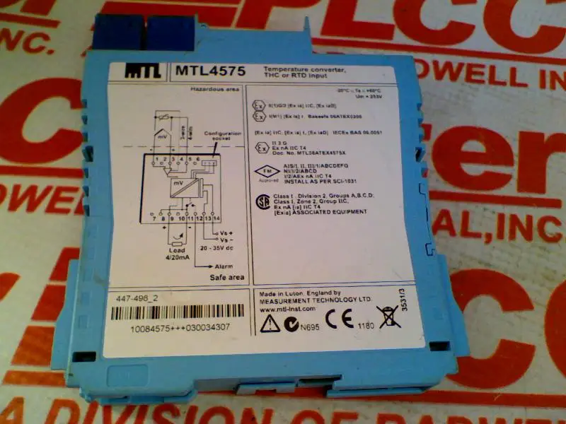 MTL4575 온도 변환기, thc 또는 rtd 입력|converter dc|converter outputconverter ...