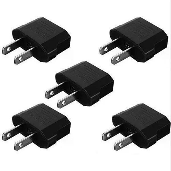 1000pcs-US-American-Plug-Adapter-2-Pin-EU-European-Euro-China-To-US ...