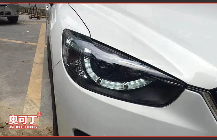 Car Styling Head Lamp Light For Mazda Cx-5 Headlights 2012-2016 Cx5 Led Headlight Angel Eye Led ...