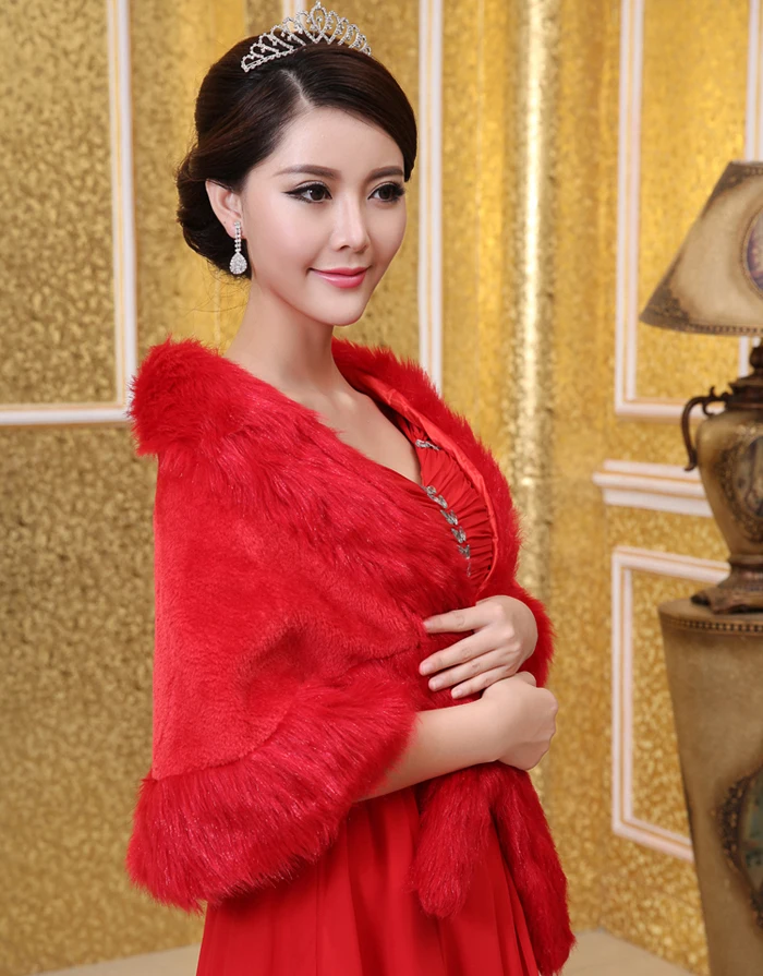 2013 bride shawl fur cape wedding dress fur shawl married outerwear ...