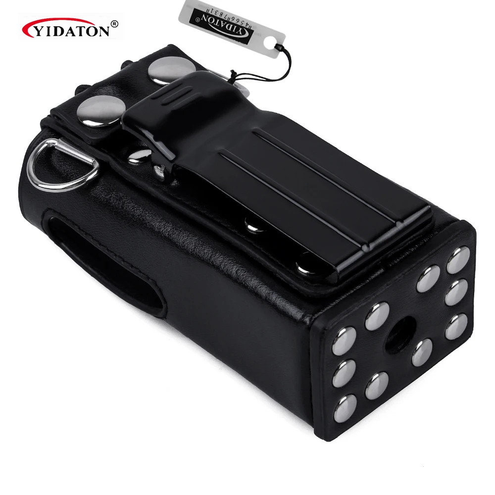 Hard Leather Carrying Case brand For Kenwood 2 Way Radio TK 3200 TK3207 ...