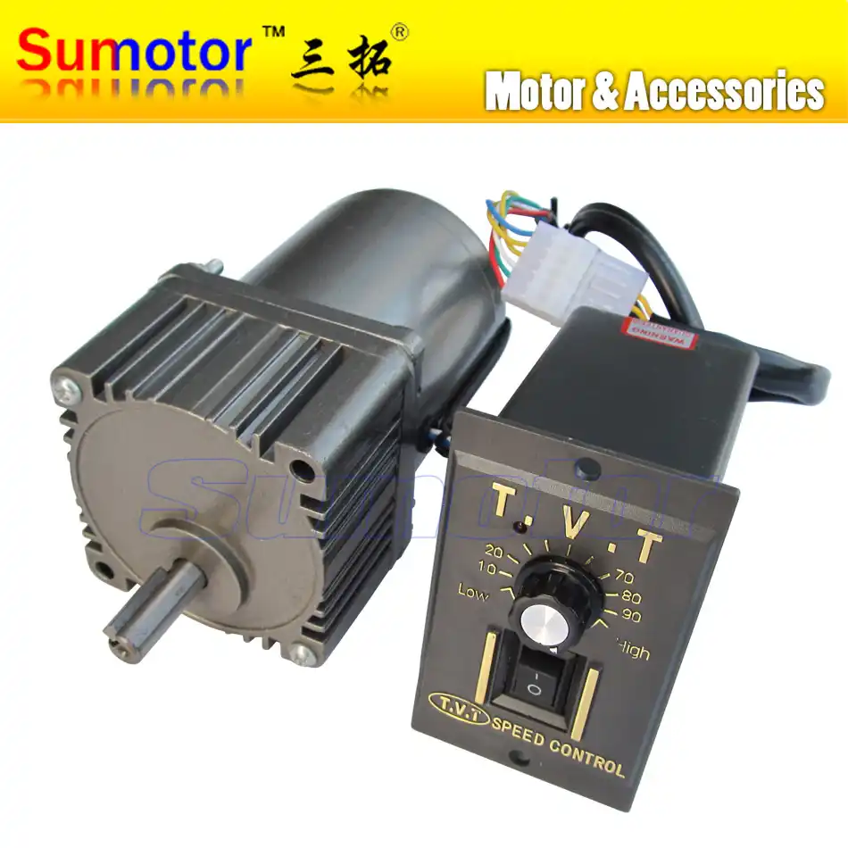120W AC 110V 220V 50/60HZ high rpm high torque electric motor with ...