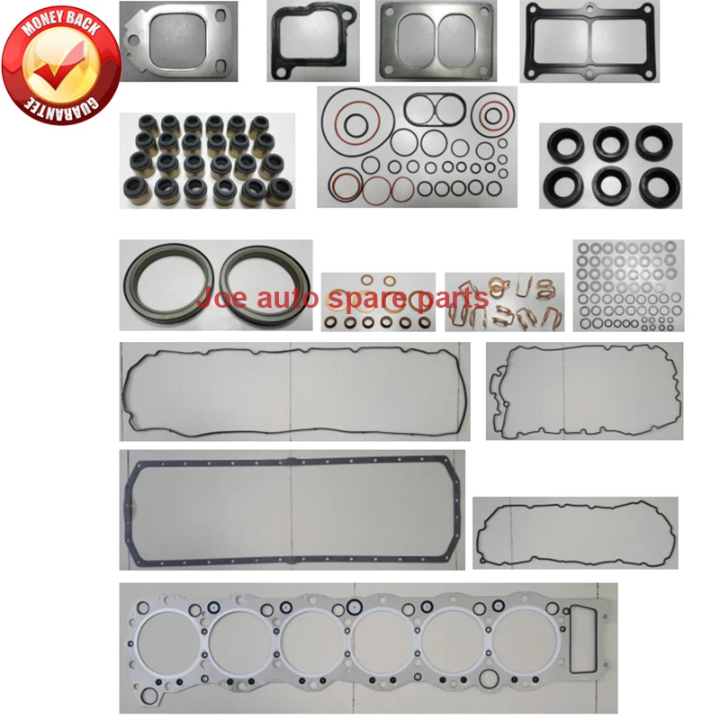 6wf1 6wf1-o2 Engine Full Gasket Set Kit For Hino Fuso Truck Isuzu Giga ...