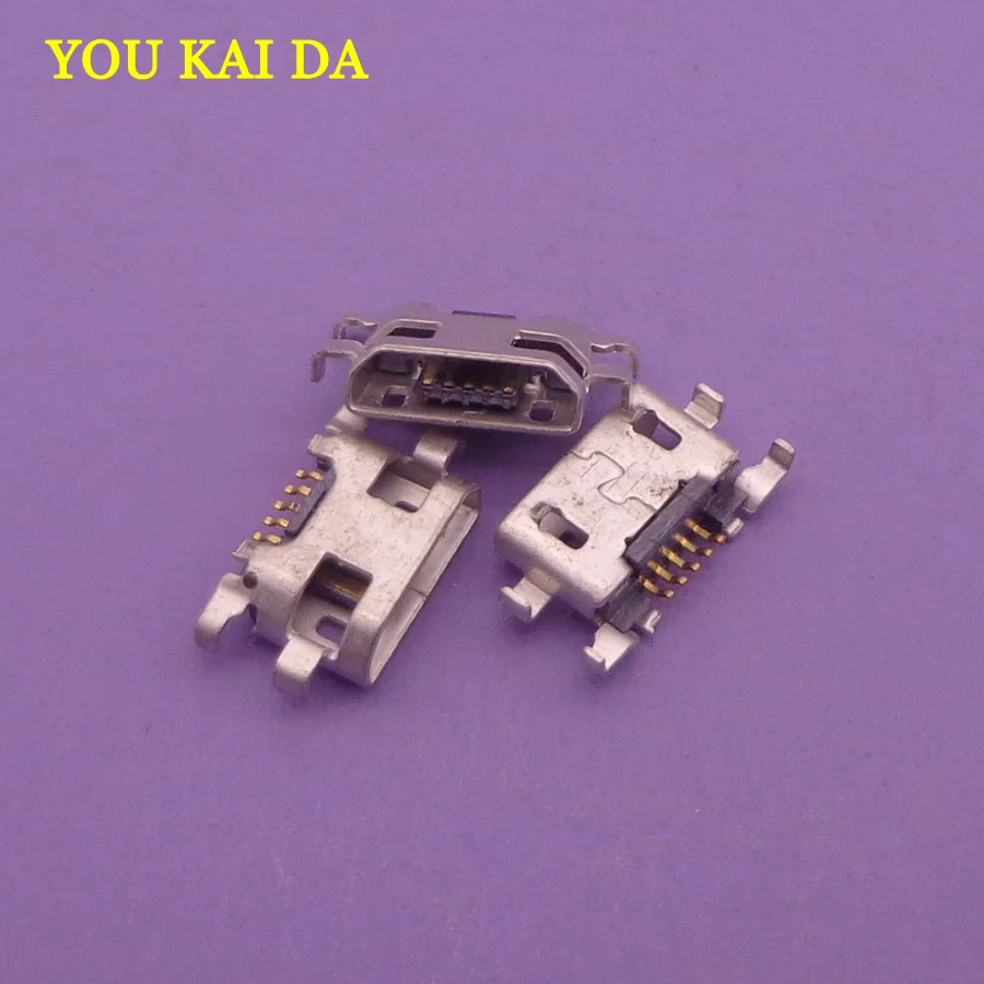100pcs Micro mini USB jack Socket Connector charging port dock plug ...