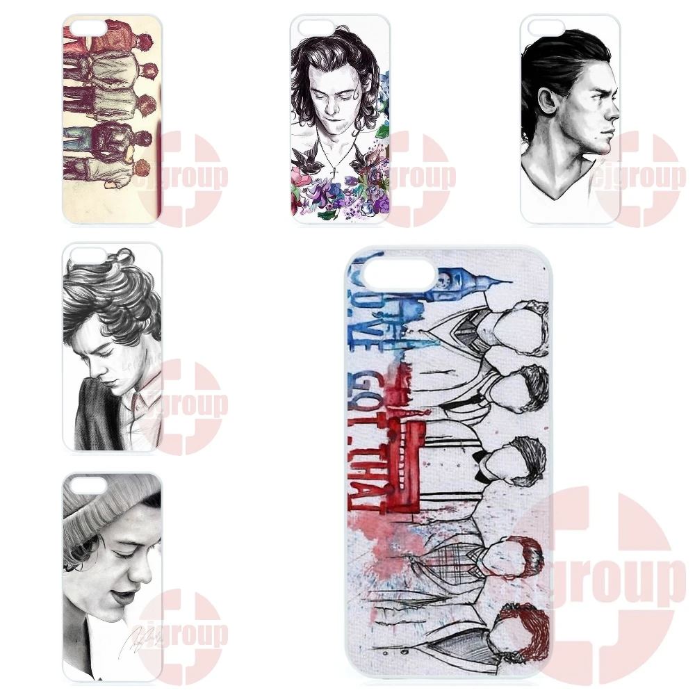 Hard Skin Phone 1d one direction sketch n draw For Apple iPhone 4 4S 5 ...