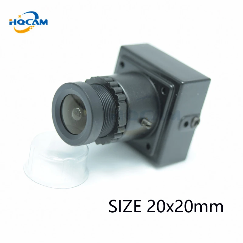 Hqcam 700tvl 1/3"hd Super Color Ccd Mini Square Color Camera 20x20mm ...