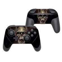 Skull Design For Nintendo Switch Pro Game Controller Skin Sticker For ...