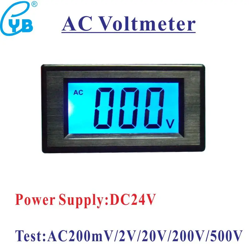 Voltage Tester Power Supply Dc 24v Ac Voltage Indicator Ac200mv 2v 20v ...