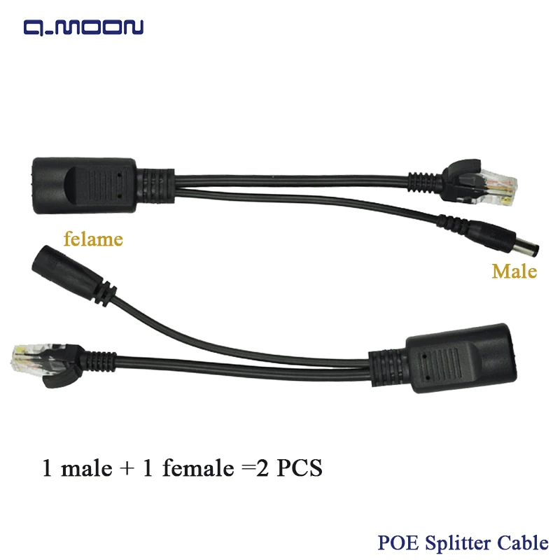 Aliexpress.com : Buy Dc 12V 2.1mm Male Female POE Adapter Cable ...