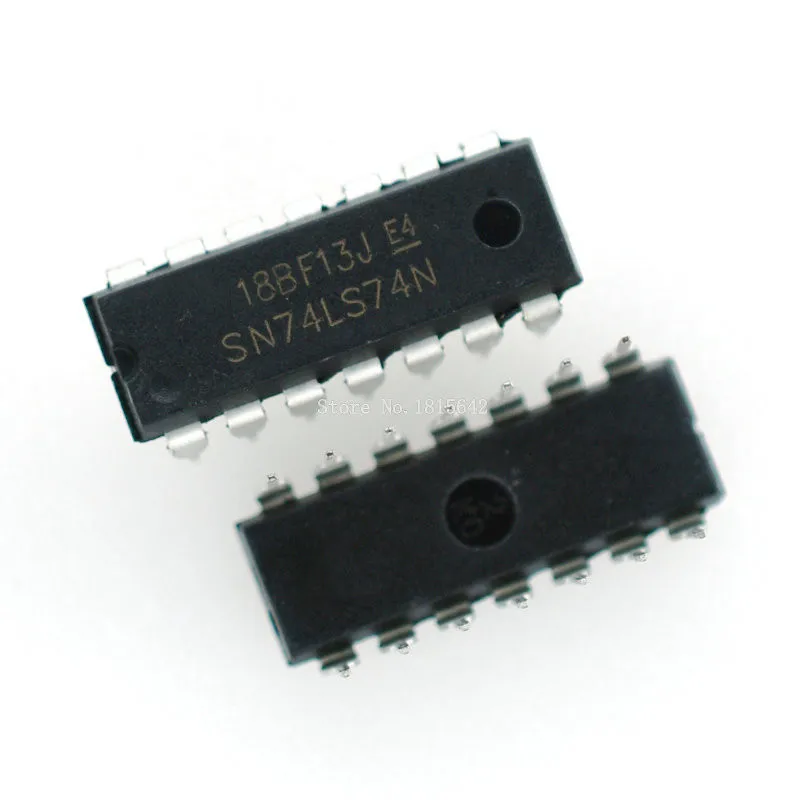 10PCS/LOT HD74LS74AP DIP14 HD74LS74 DIP SN74LS74AN 74LS74 DIP 14 New ...