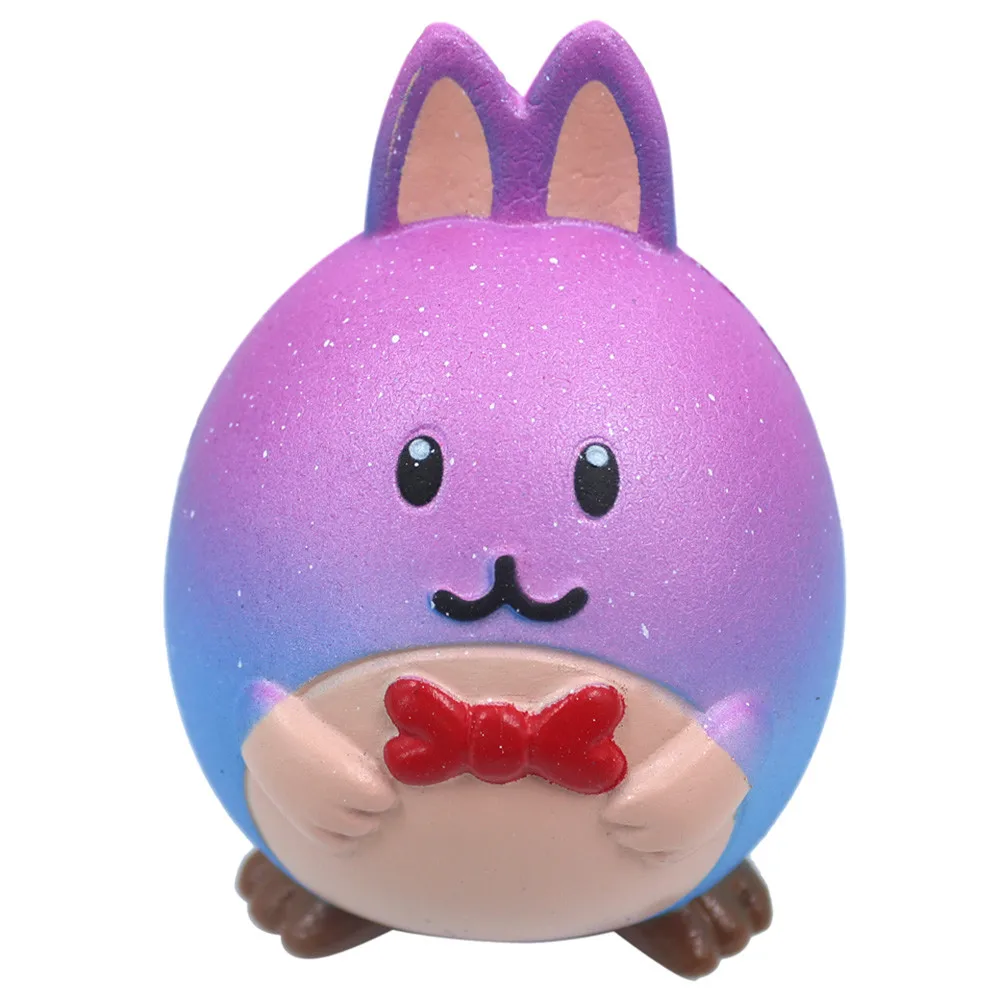 Colorful Rabbit Squishy Toys Super Slow Rising Jumbo Cartoon Animal Toy ...
