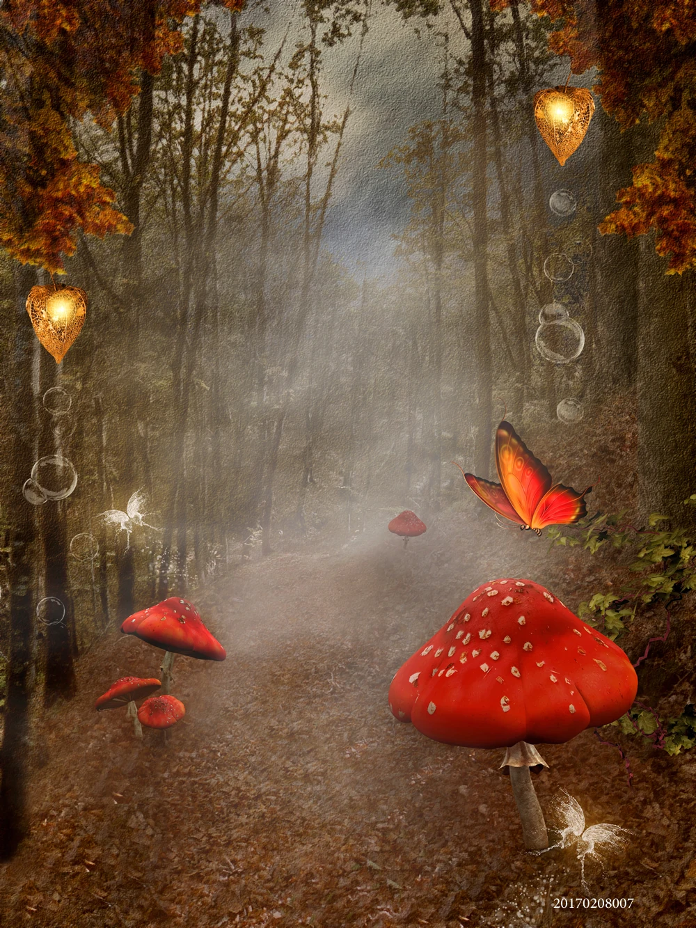 LIFE MAGIC BOX Fairy Forest Cute Butterfly Photography Backdrops for ...
