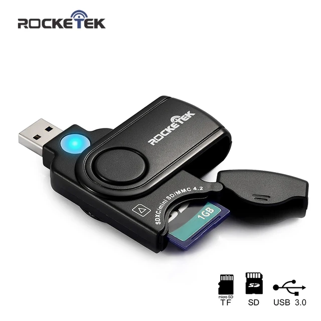 Low Price Rocketek usb 3.0 multi 2 in 1 memory card reader adapter for ...