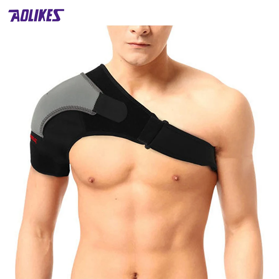 Adjustable Right Shoulder Bandage Protector Brace Joint Pain Injury ...