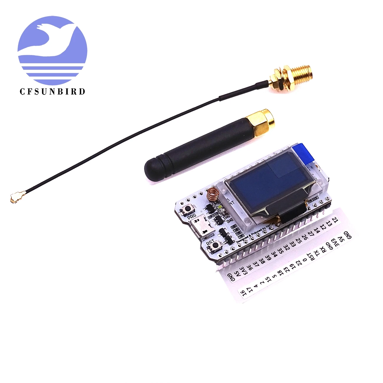 Buy Cfsunbird 868mhz 915mhz Sx1276 Esp32 Lora 096 Inch Blue Oled Display