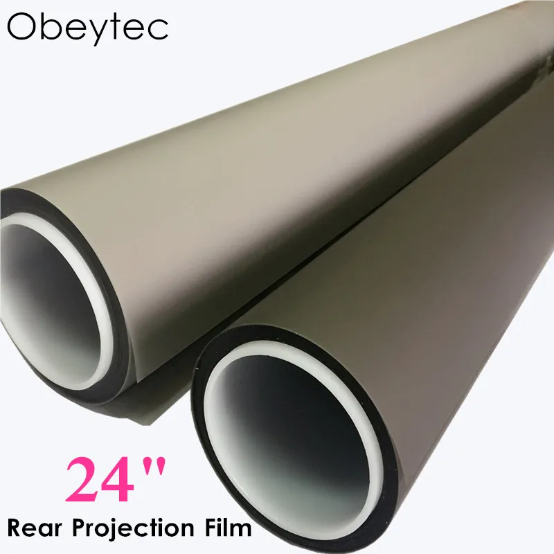 obeycrop 24" dhesive Transparent rear projection film( store window ...