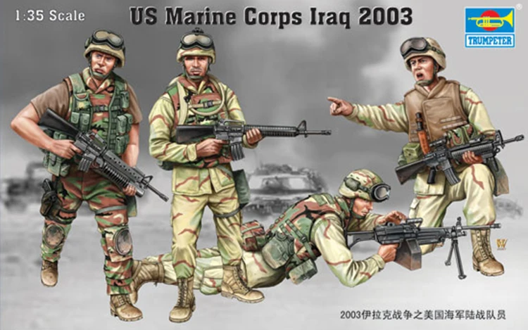 Assembly Military Model 1: 35 Iraqi War 2003 U.S. Marines 00407-in ...