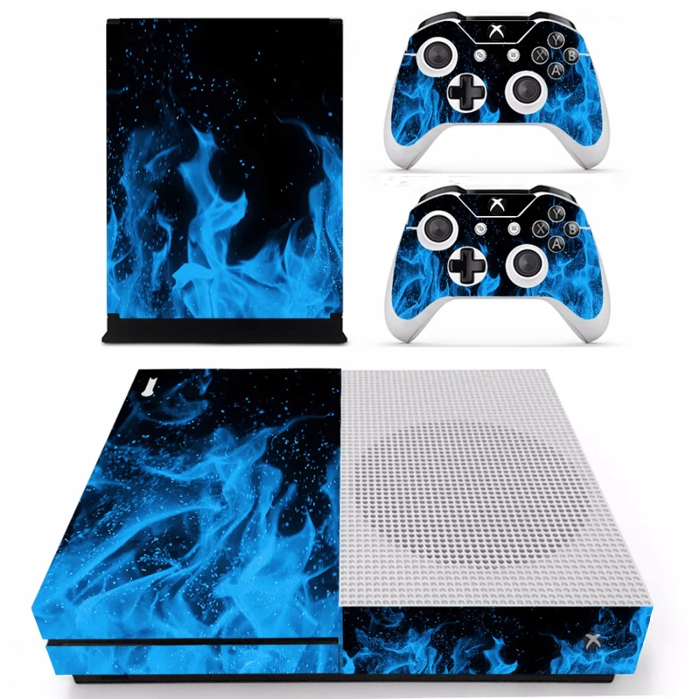 OSTSTICKER Blau feuer Für Microsoft Xbox One Schlank Schutzhülle ...