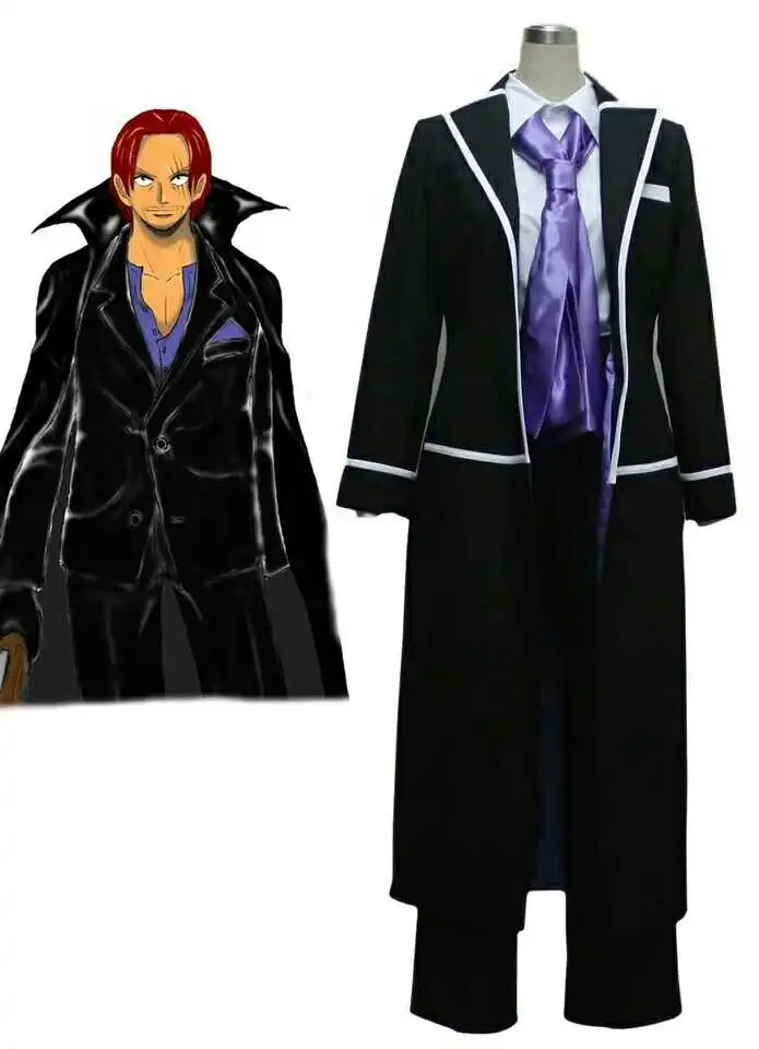 Anime One Piece Shanks Cosplay Costume - AllCosplay.com