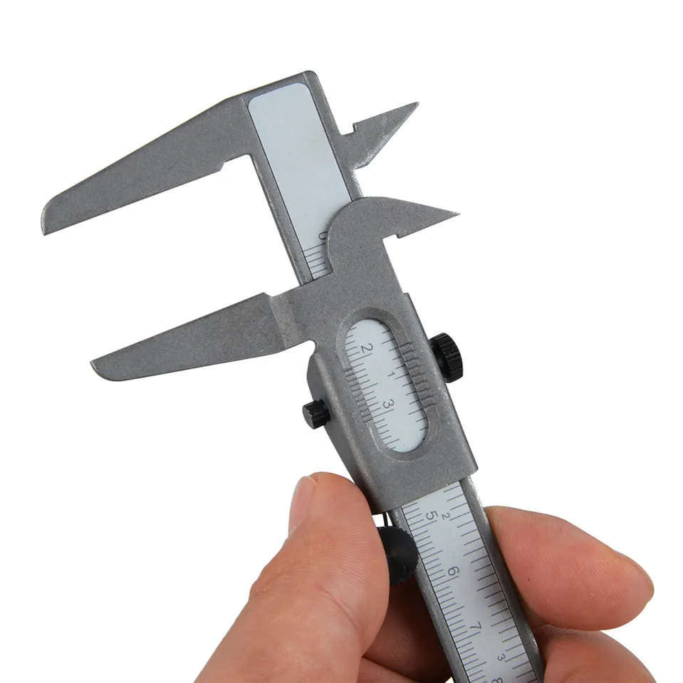 Mini Vernier Caliper 120/160mm Hardened Metric Machinist 0 160mm ...