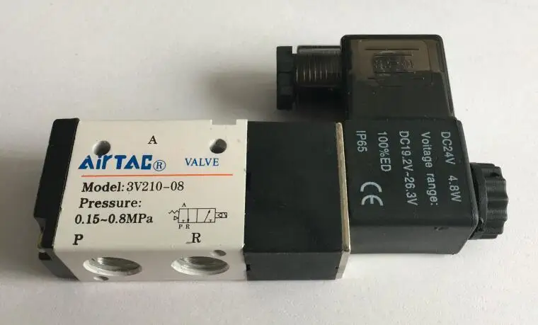 3V210-08 G1/4" 3 Way 2 Position Electric Solenoid Pneumatic Air Valve 24VAC Business ...