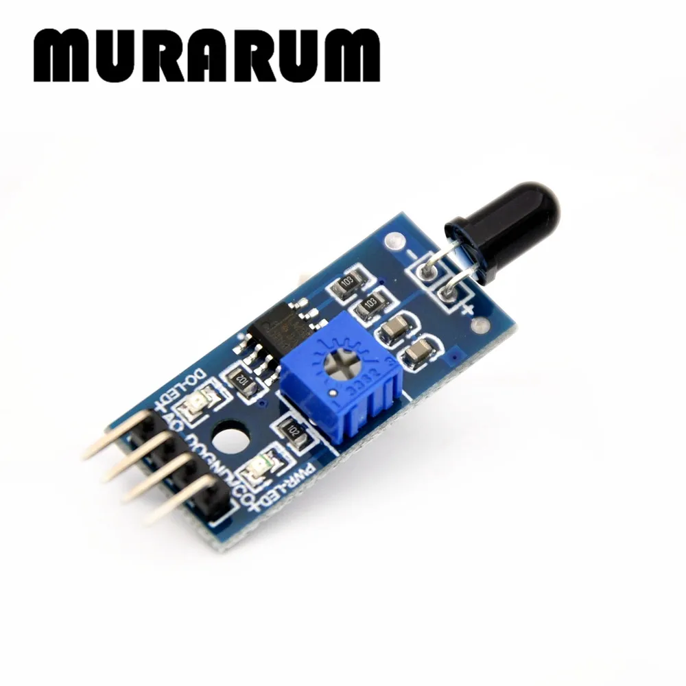 B0022 450pcs 4pin Flame Sensor Module Ignition Source Fire Detection