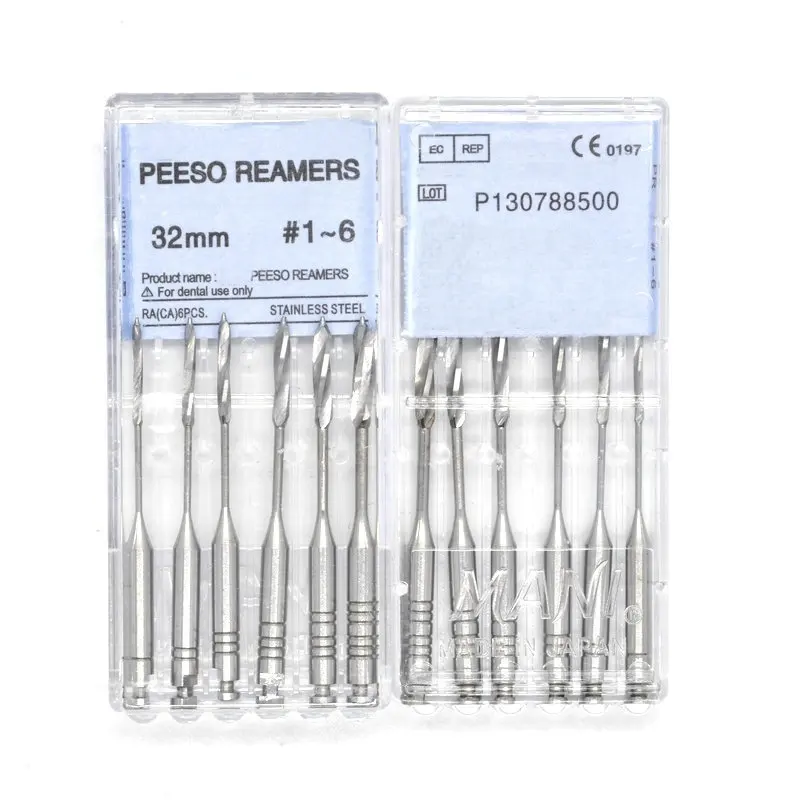 Dental-Instrument-Peeso-Reamers-Largo-Drills-Engine-Use-Stainless-Steel ...