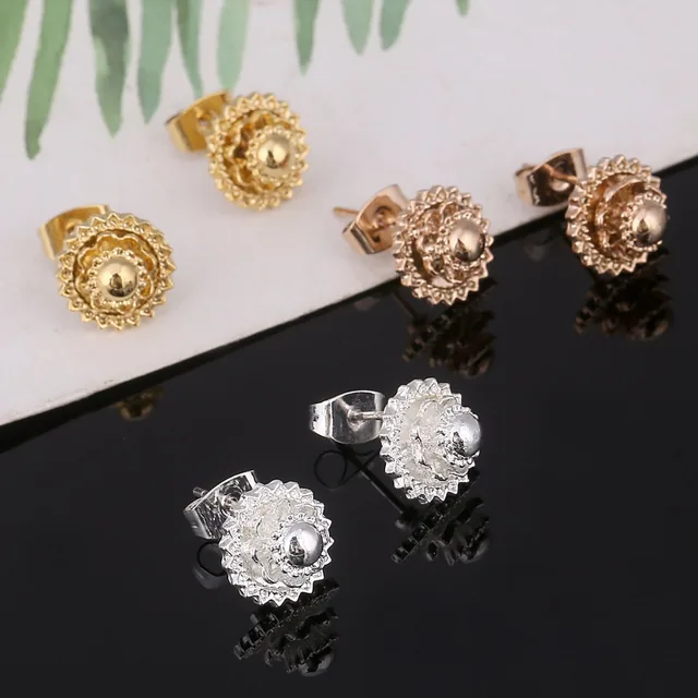 Gold Earrings Designs For Baby Girls