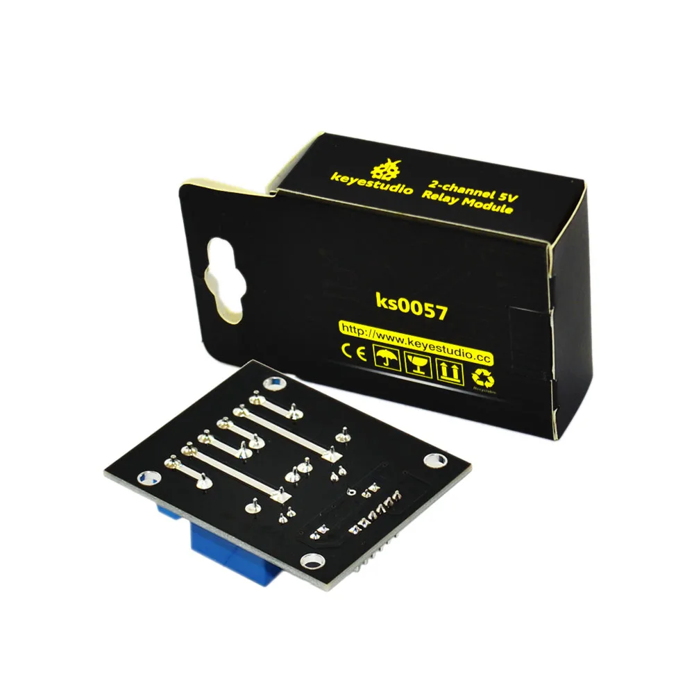 Keyestudio 2-channel 5V Relay Module for Arduino ARM PIC AVR DSP ...
