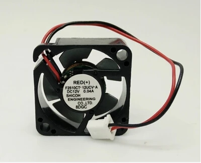 The 25*25*10 F2510CT-12UCV 12V 0.04A LF 2.5 cm 2 wire cooling fan ...
