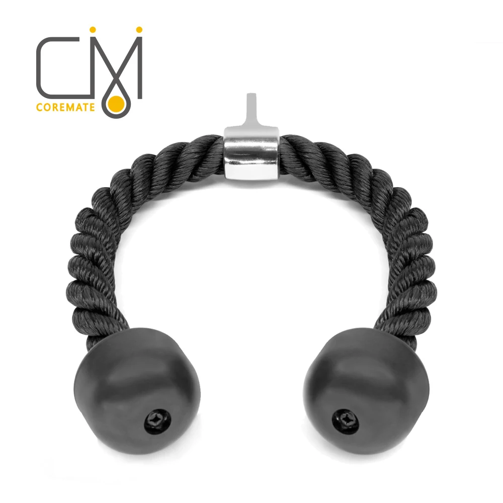 COREMATE Tricep Rope Fitness Equipment Pull Down Cable Attachment ...