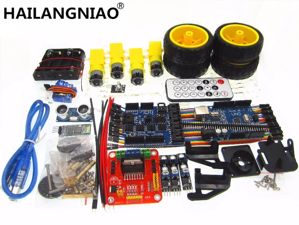 Kits de coche inteligente Robot controlado por Bluetooth multifunción ...