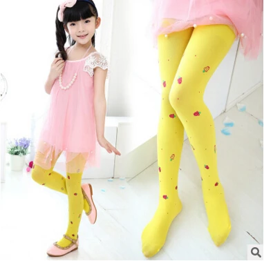 Children Warm Candy color Stretch Velvet Girl Kids Strawberry Soft ...