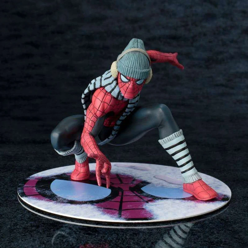 ARTFX + STATUE Winter Gear Spider Man PVC Action Figure Collection Toy ...
